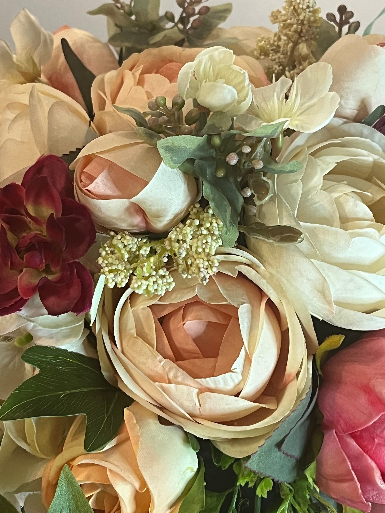 Artificial Peace Everlasting Hydrangeas Rose Peony Elegant - Etsy