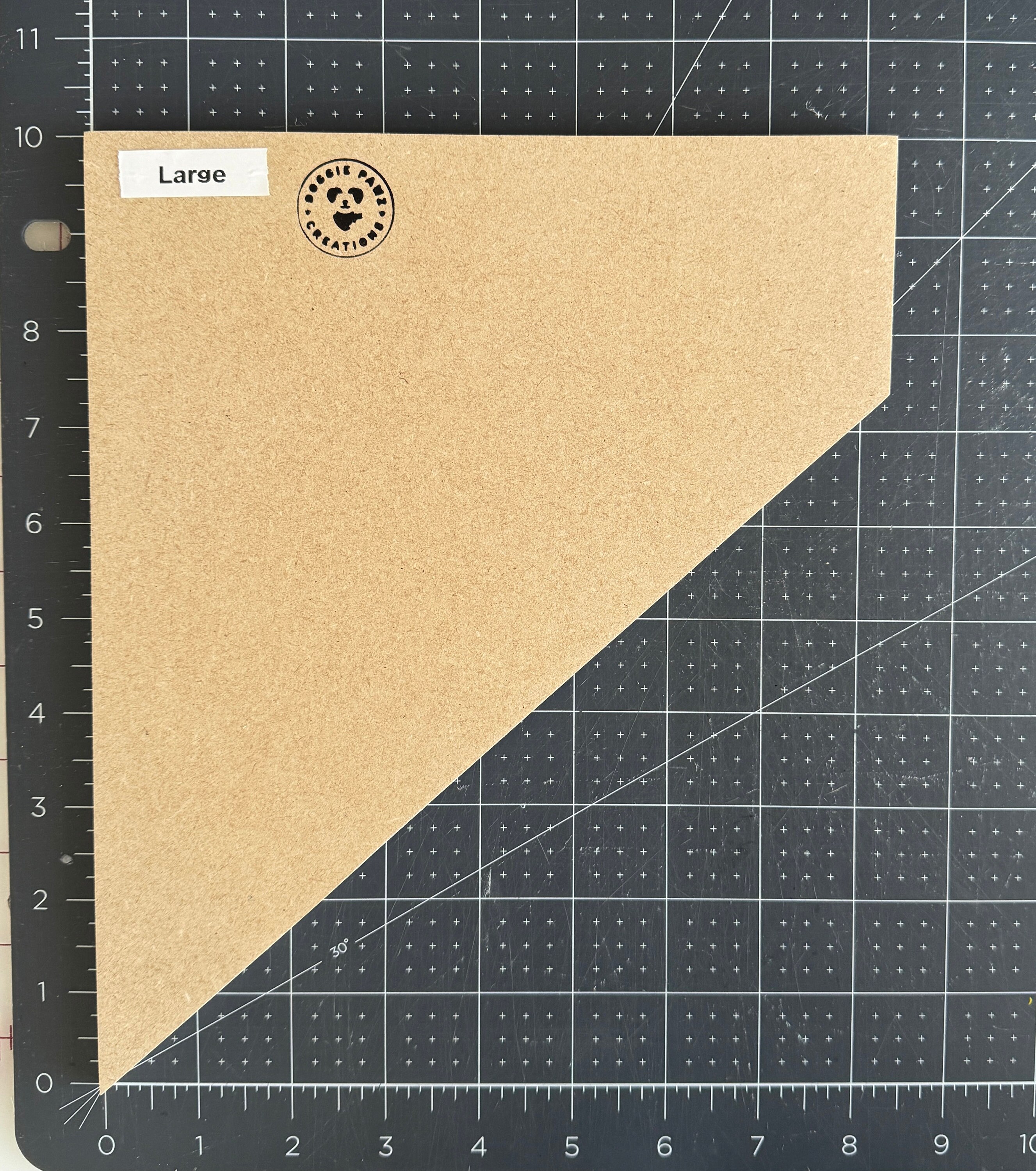 Set 2 Wood Cutting Templates for Over the Collar Pet Bandana, 5 ...