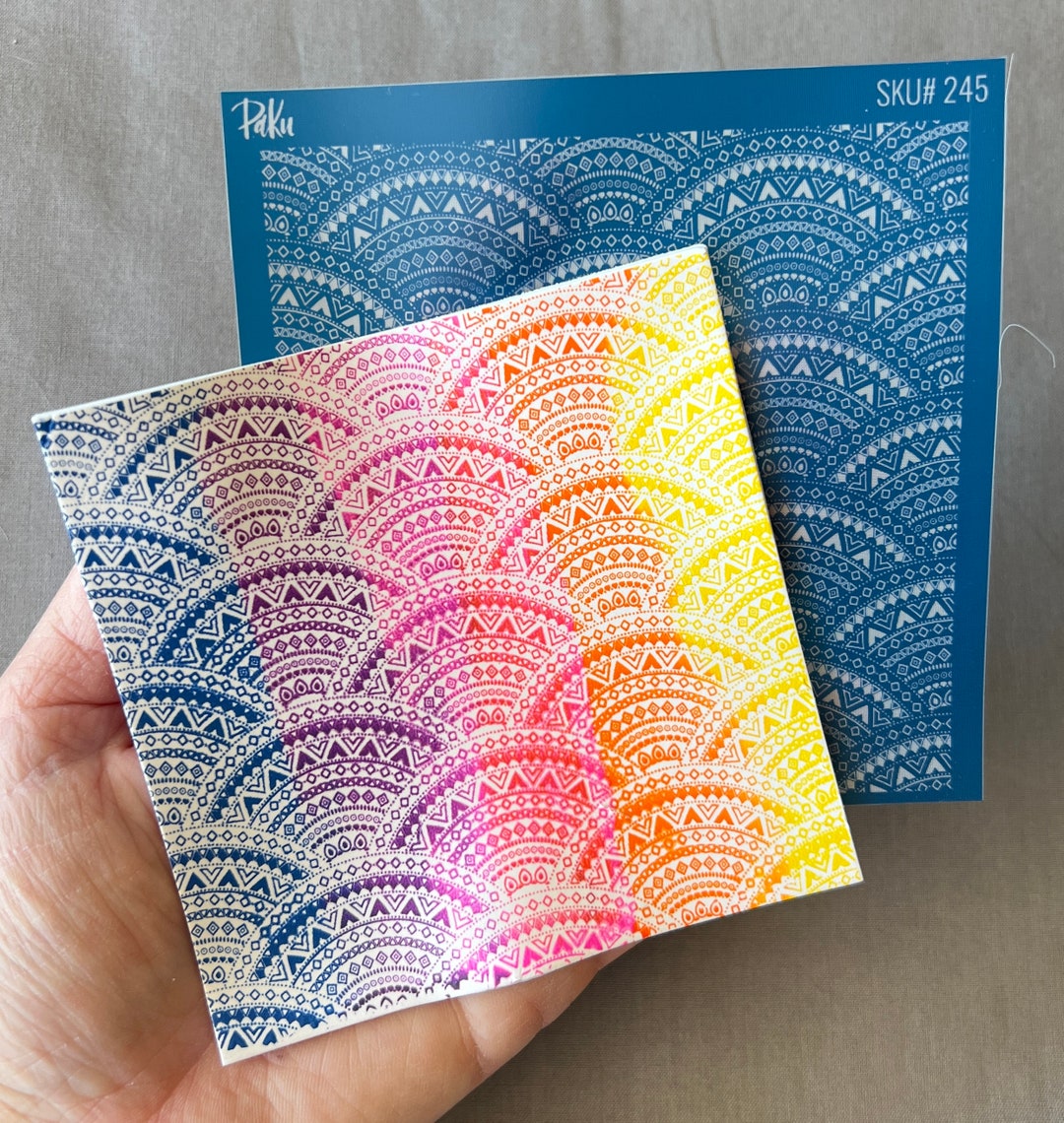 Silk Screens Polymer Clay Silk Screen Printing Polymer Clay Earring ...