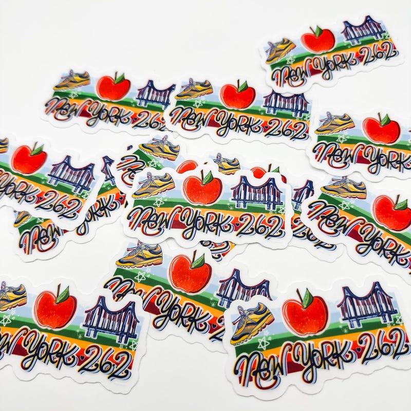 Marathon Sticker - Etsy