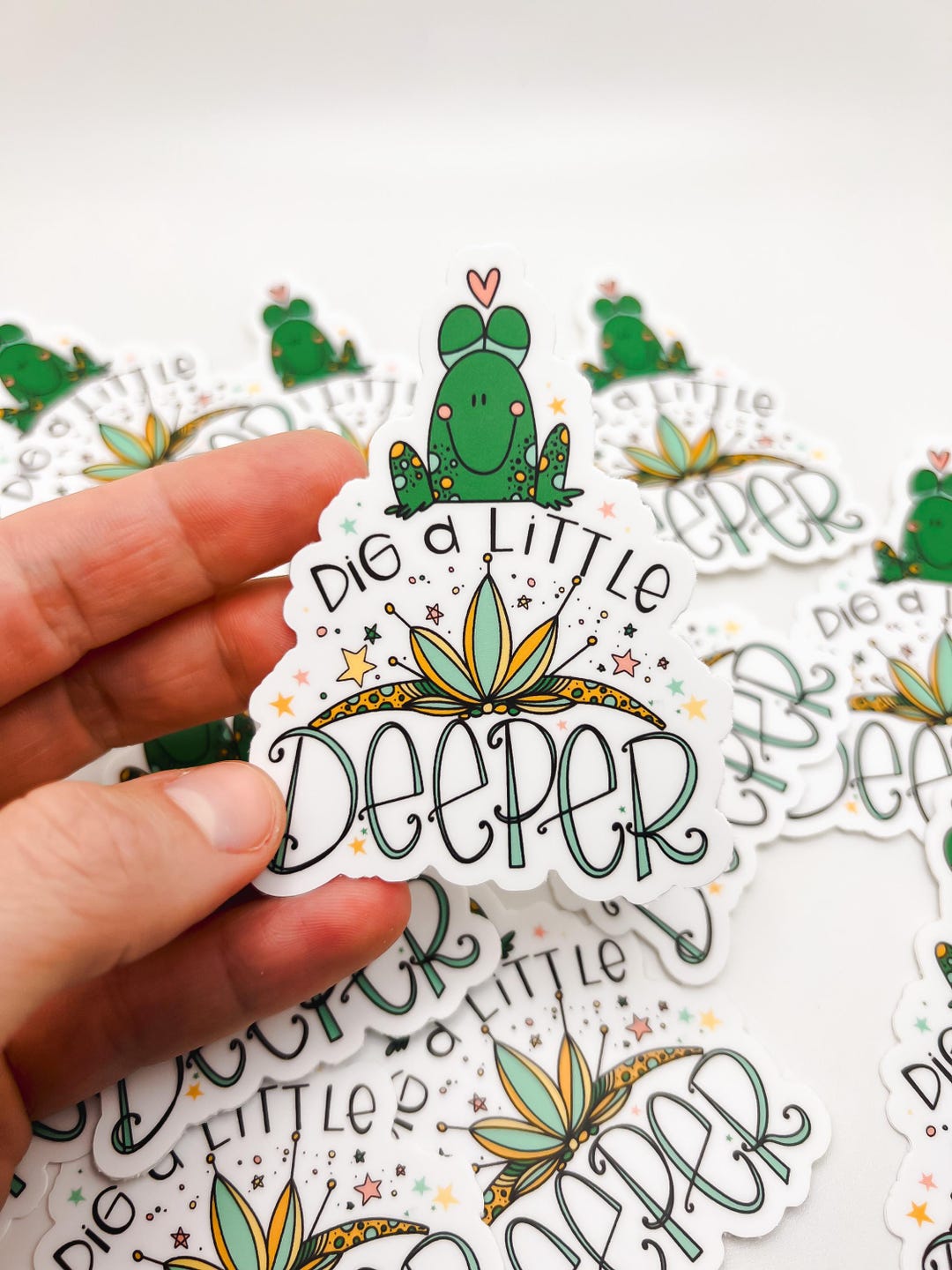 Dig a Little Deeper Motivational Sticker, Princess and the Frog ...