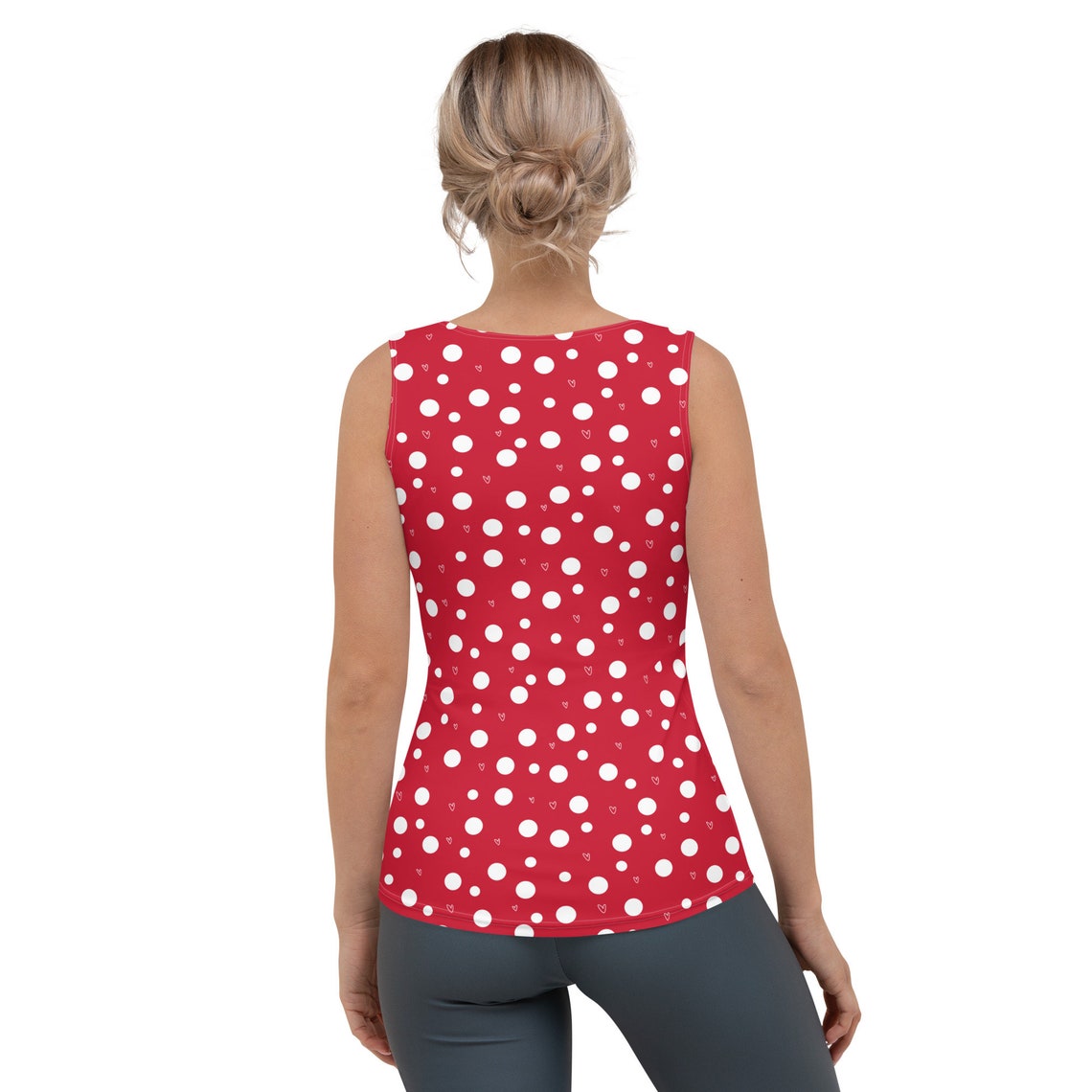Red Minnie Polka Dot Tank Top Rundisney Minnie Costume Top - Etsy