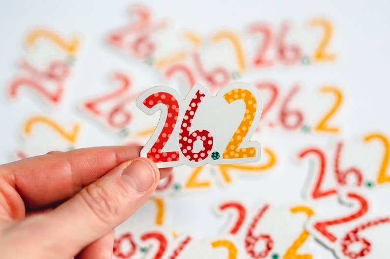 26.2 Mile Running Decal Marathon Runner Sticker Running - Etsy