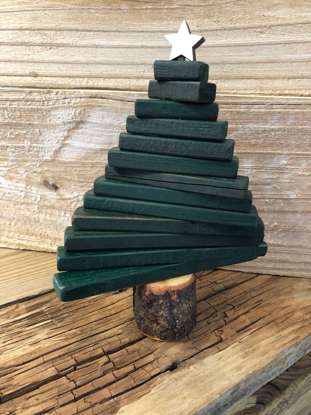 Wooden Rustic Christmas Tree Rustic Christmas Tree Handmade Trees - Etsy
