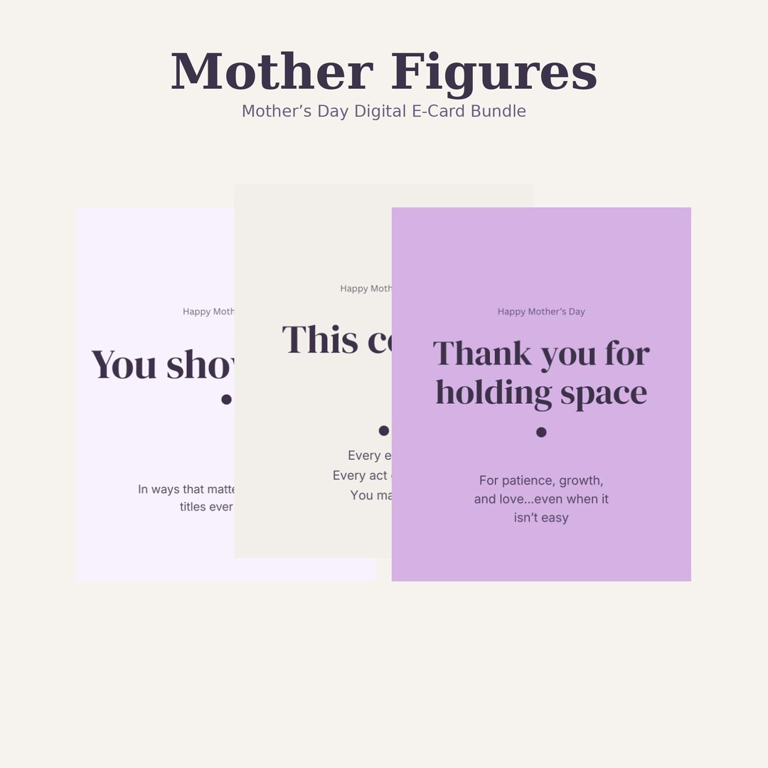 Inclusive Mother Figures E-cards – Modern Digital Mother's Day ...