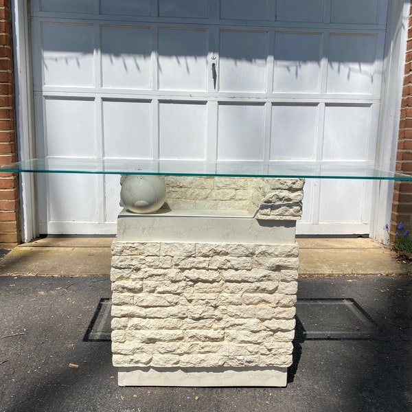 Plaster Console Table - Etsy