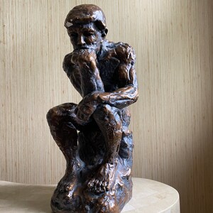 XXL Vintage Rodin Thinker Statue, Large Heavy Austin Productions ...