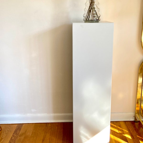 White Display Pedestal Stand - Etsy