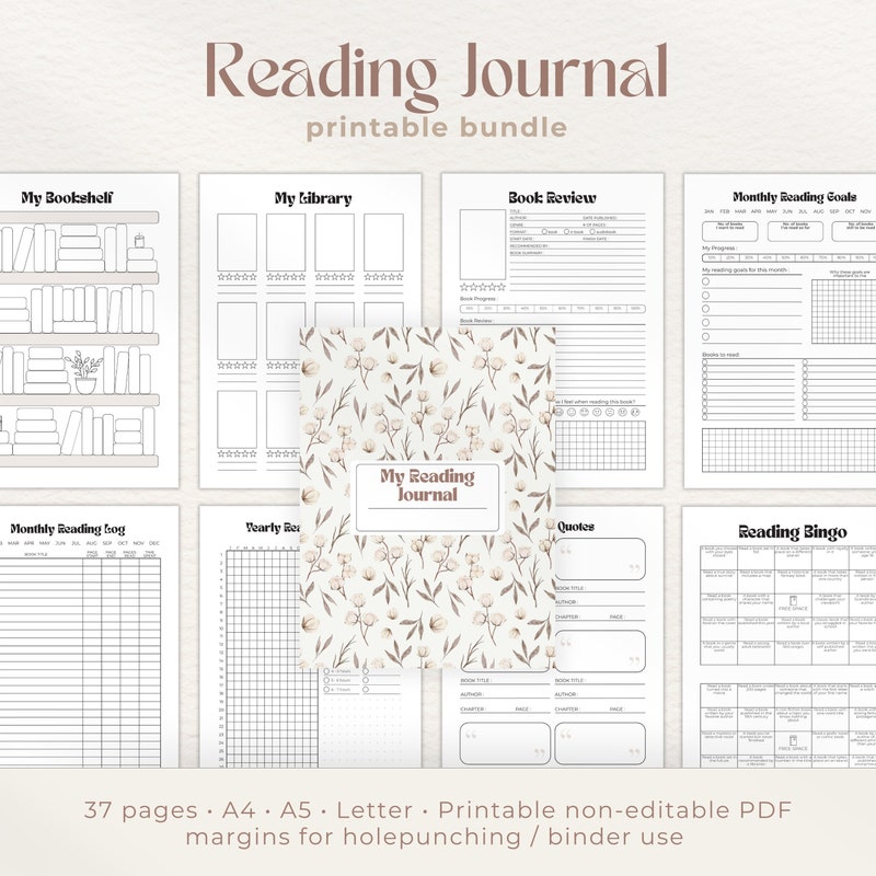 Printable Journal - Etsy