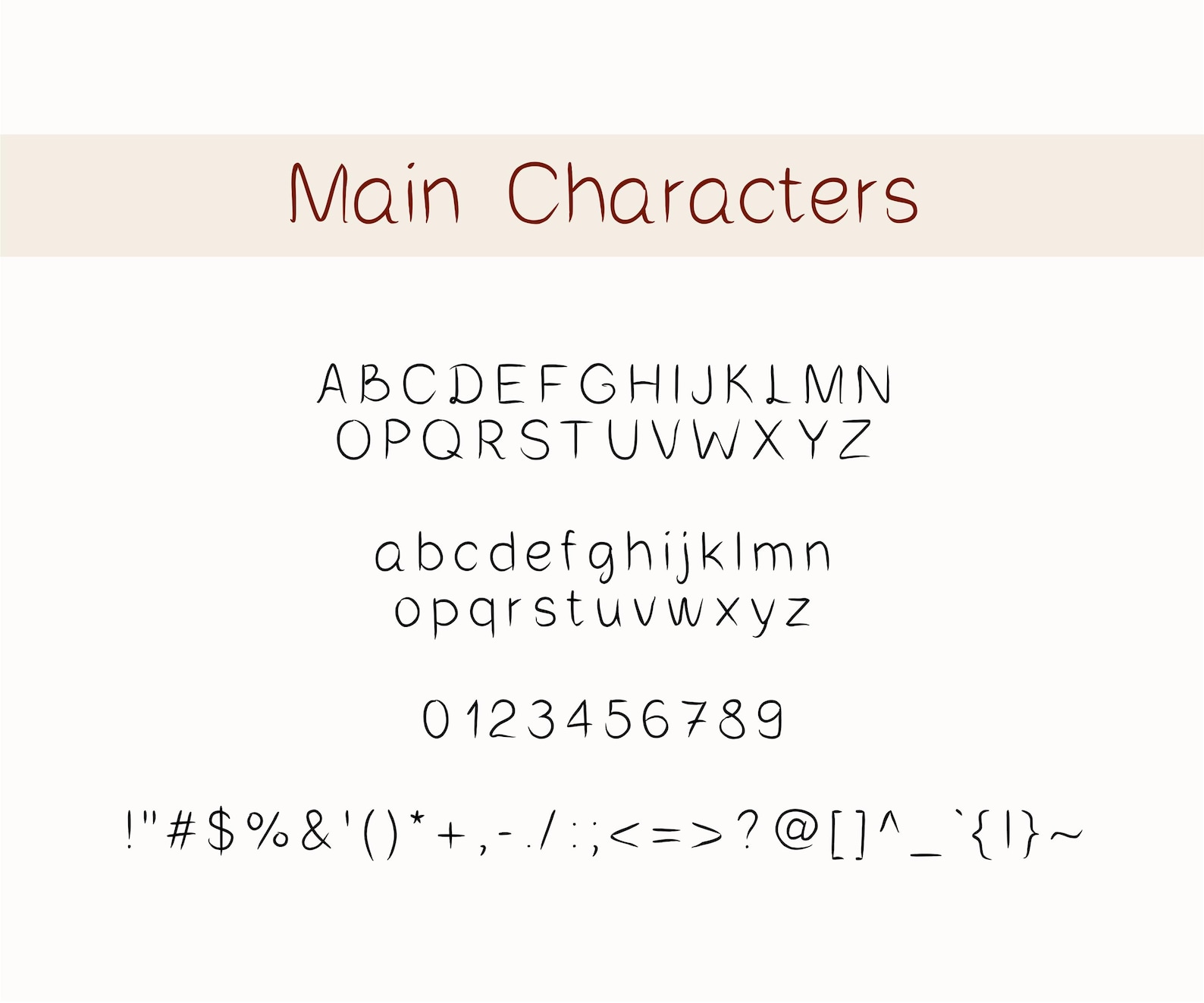 Messy Handwritten Font for Digital Notes, Planning, Journaling ...