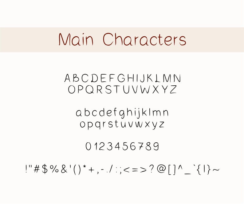 Messy Handwritten Font for Digital Notes, Planning, Journaling ...