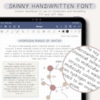 Font Bundle,handwritten Font,digital Note Font,neat Handwriting Font ...