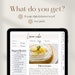 Digital Recipe Book, Digital Weekly Meal Planner, Goodnotes Cookbook ...