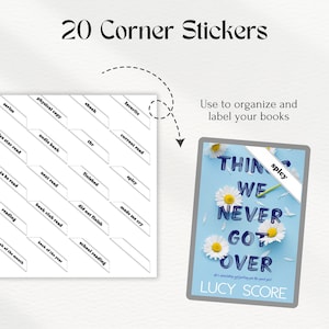 Digital Stickers for Reading Journal | Bookish Goodnotes Stickers ...