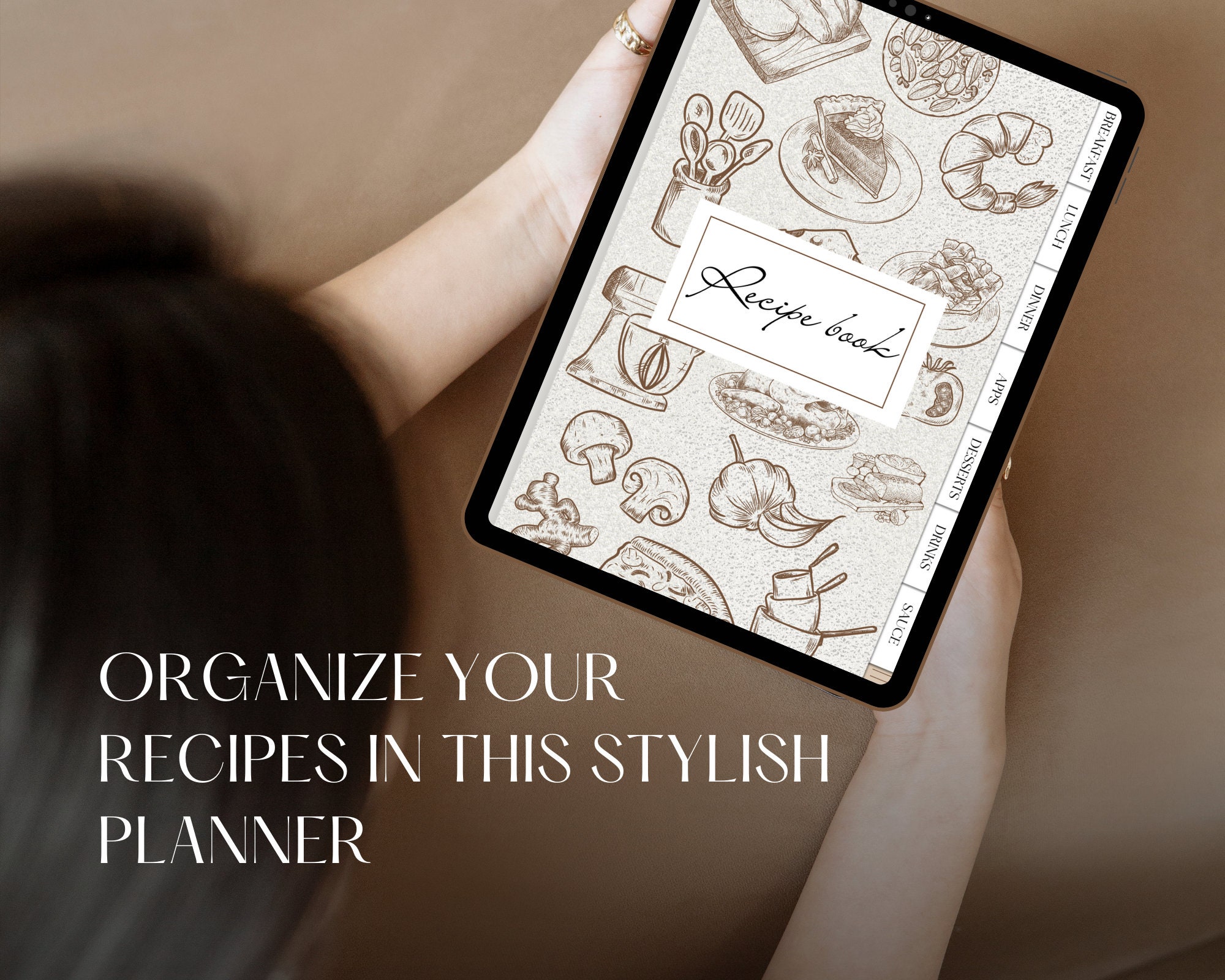 Digital Recipe Book, Digital Weekly Meal Planner, Goodnotes Cookbook ...