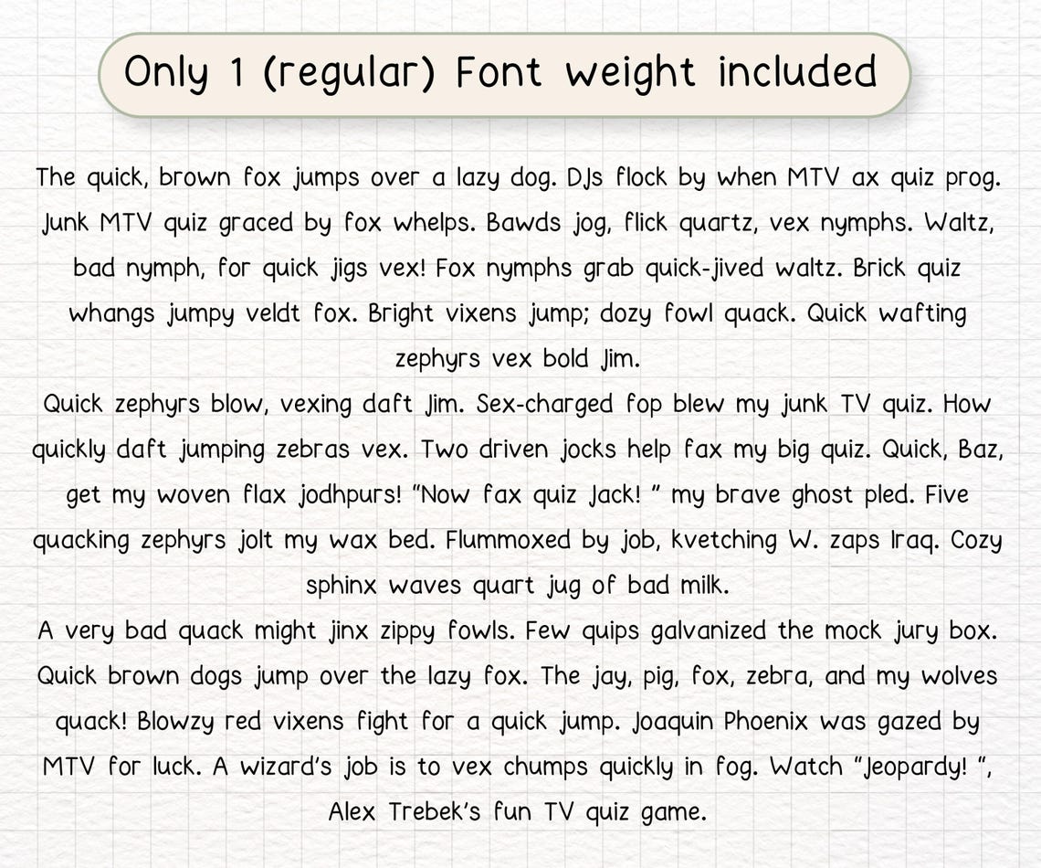 Cute Handwritten Font for Digital Notes, Planning, Journaling ...
