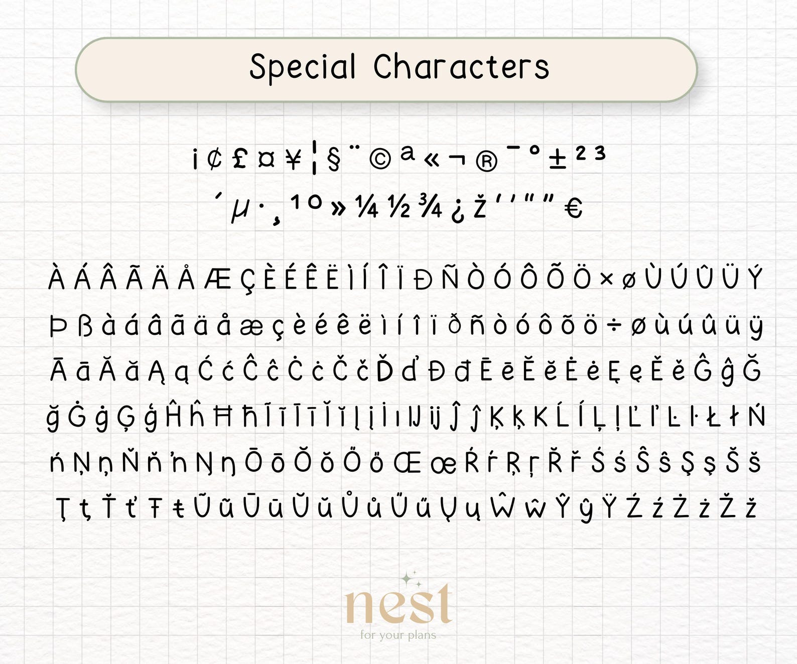 Cute Handwritten Font for Digital Notes, Planning, Journaling ...