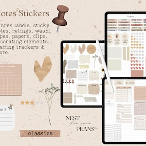 Vintage Bookish Digital Stickers, Book Lover Goodnotes Stickerbook, PNG ...