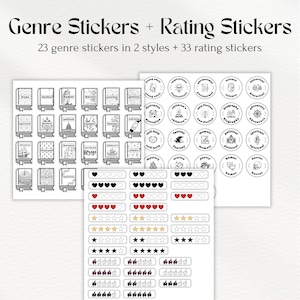 Digital Stickers for Reading Journal | Bookish Goodnotes Stickers ...