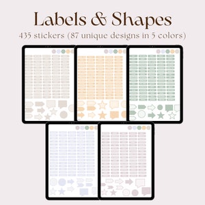 Everyday Basic Digital Stickers Pack, Goodnotes Stickerbook, Widgets ...