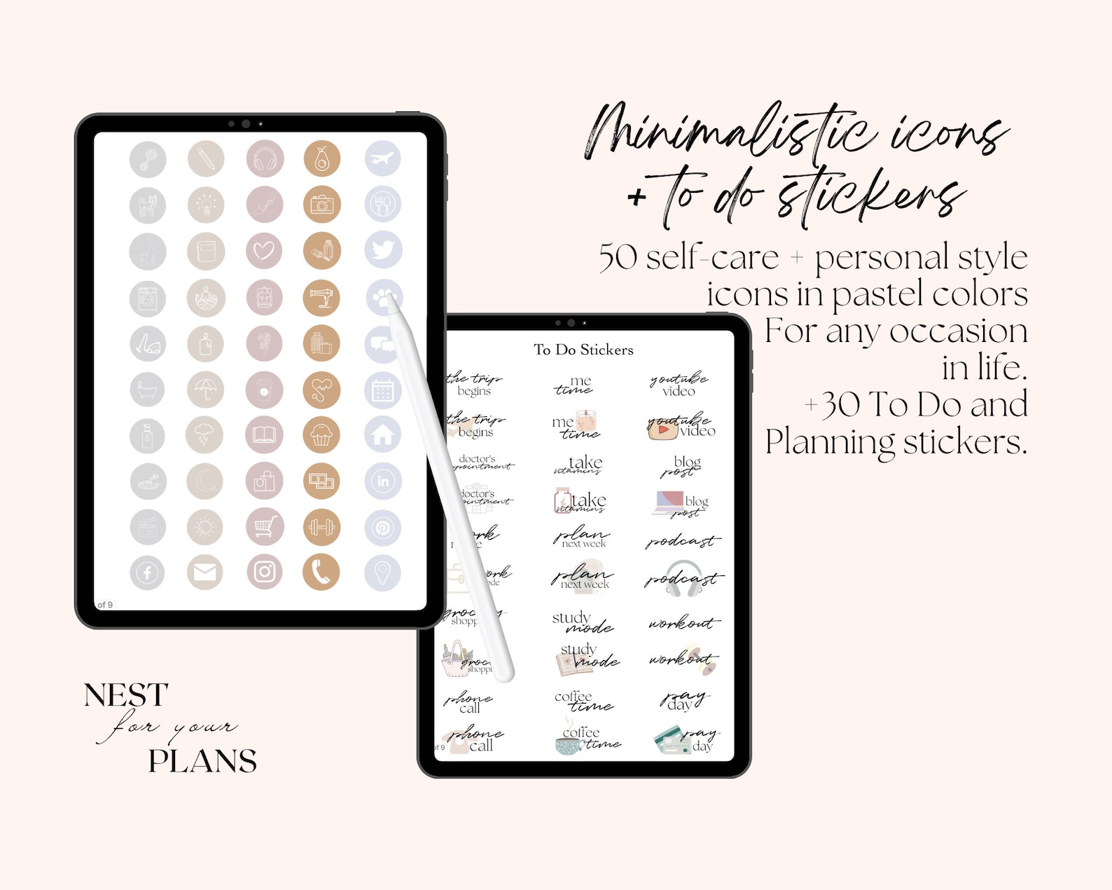 Everyday Vintage Digital Stickers Goodnotes PNG Boho - Etsy