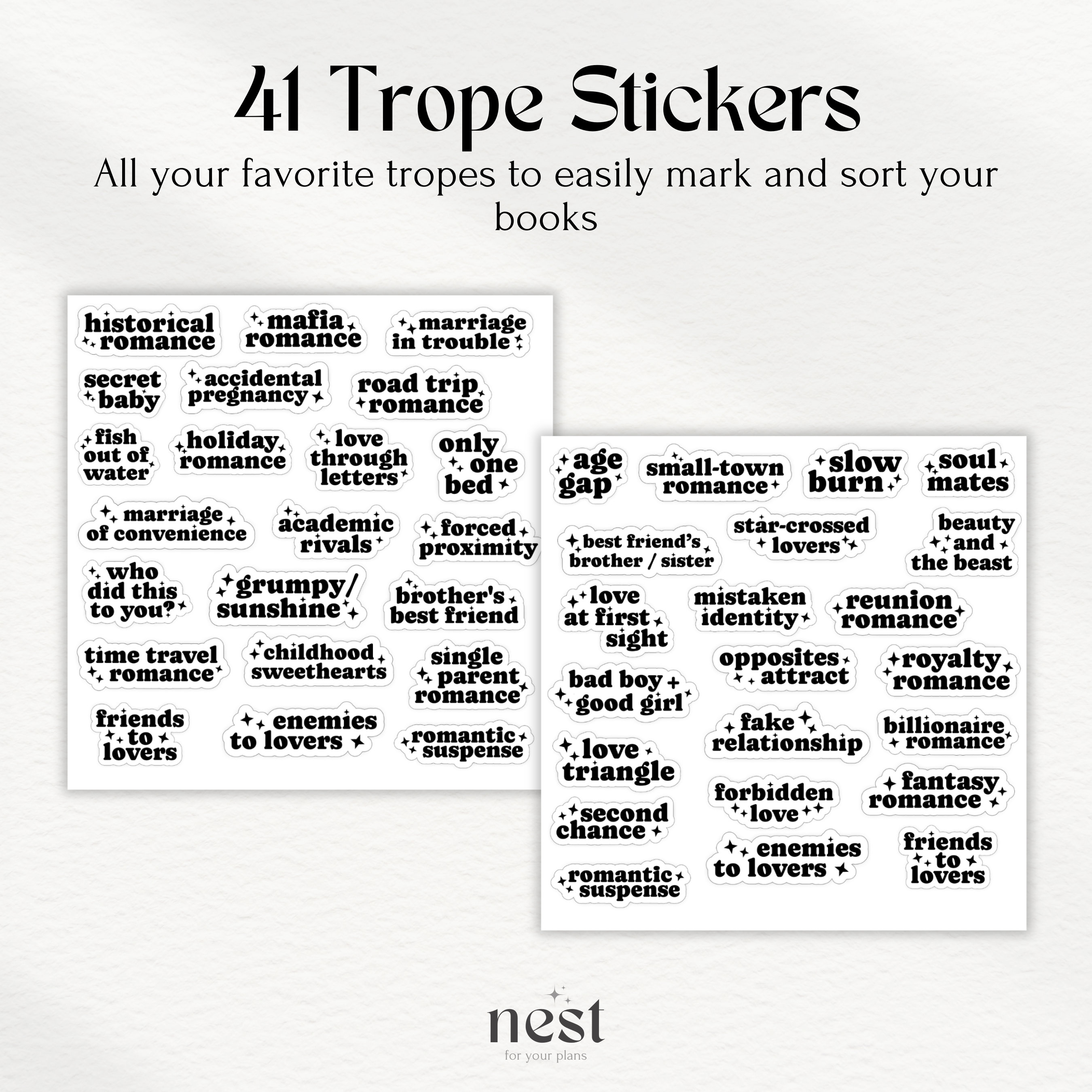 Digital Stickers for Reading Journal Bookish Goodnotes Stickers Widgets ...