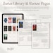 Digital Reading Journal | Classic Paper Texture Reading Planner for ...