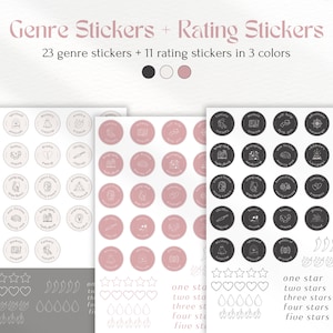 Digital Stickers for Reading Journal | Bookish Goodnotes Stickers ...