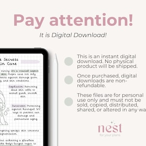 Cute Handwritten Font for Digital Notes, Digital Planning and ...