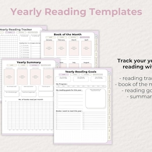 Digital Reading Journal | Pastel Reading Planner for iPad | Goodnotes ...