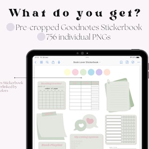 Book Lovers Digital Stickers | Romance Lovers Stickers | Pastel Bookish ...