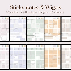 Everyday Basic Digital Stickers Pack, Goodnotes Stickerbook, Widgets ...