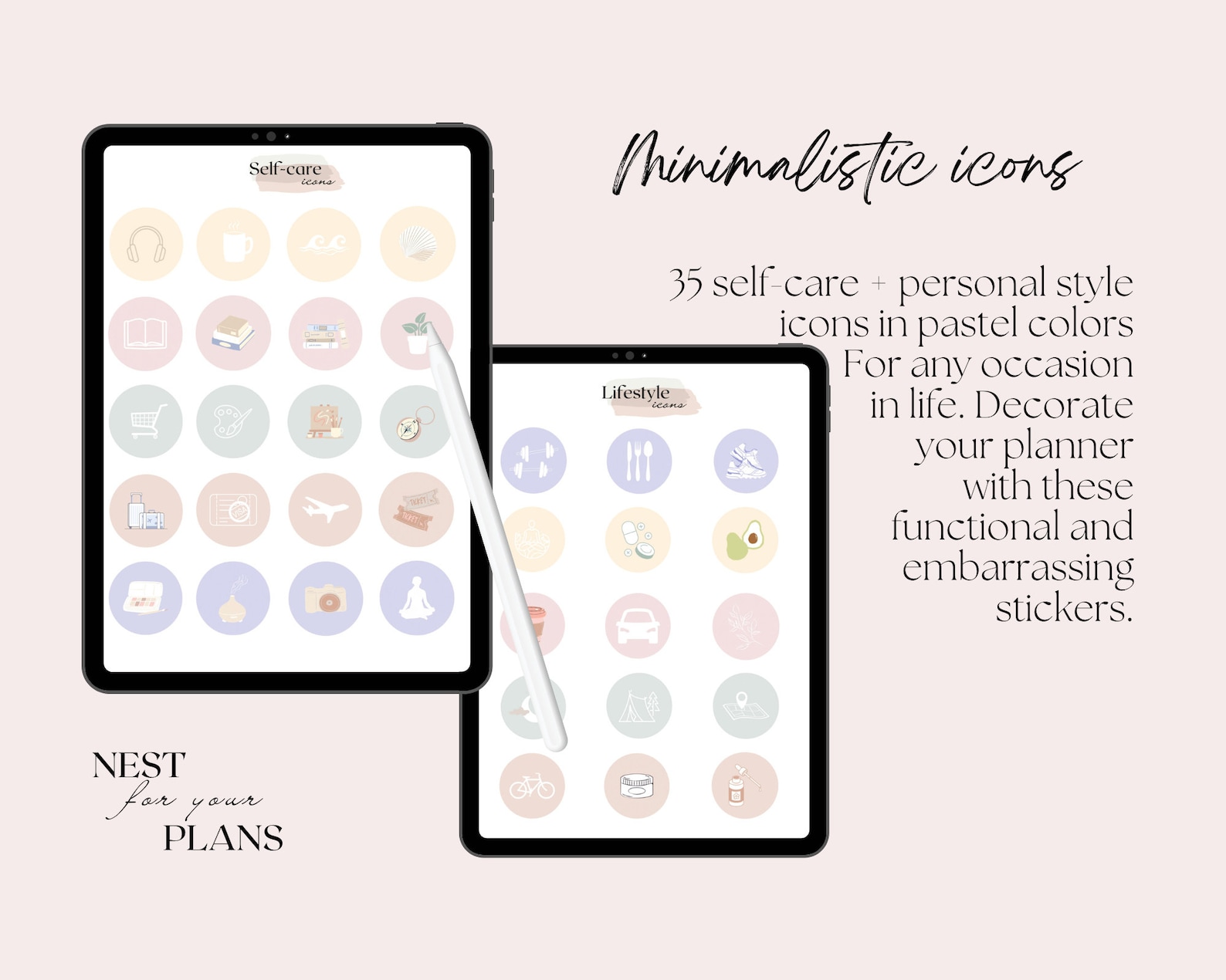 Everyday Digital Stickers Goodnotes, PNG Files of Digital Stickers ...