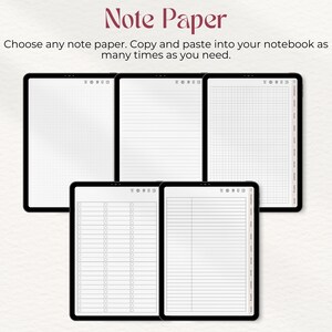 Digital Recipe Book | Paper Texture Goodnotes Meal Planner | Recipe ...