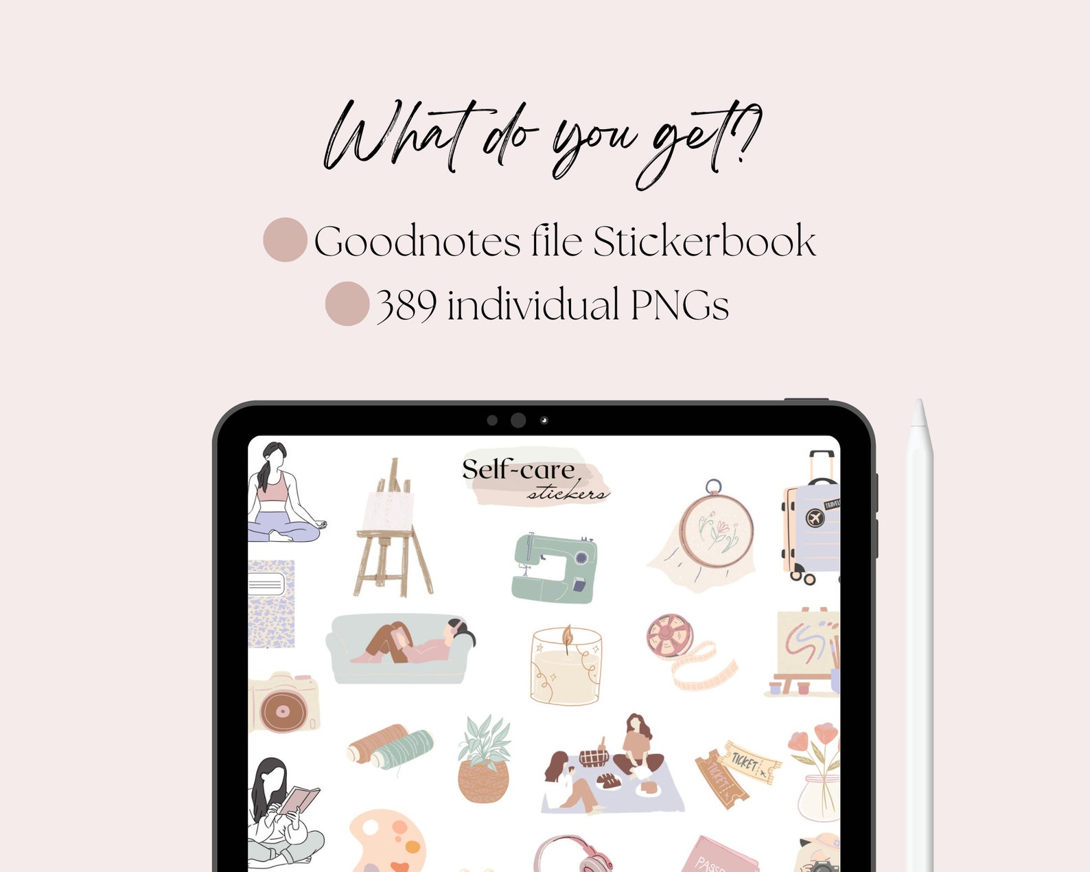 Everyday Digital Stickers Goodnotes, PNG Files of Digital Stickers ...