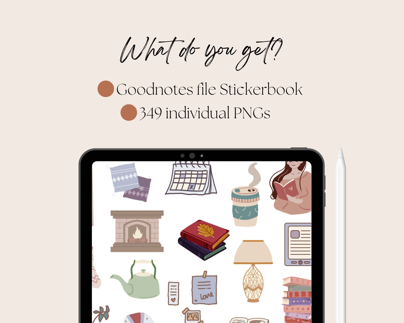 Book Lover Digital Stickers Goodnotes PNG Reading Stickers - Etsy