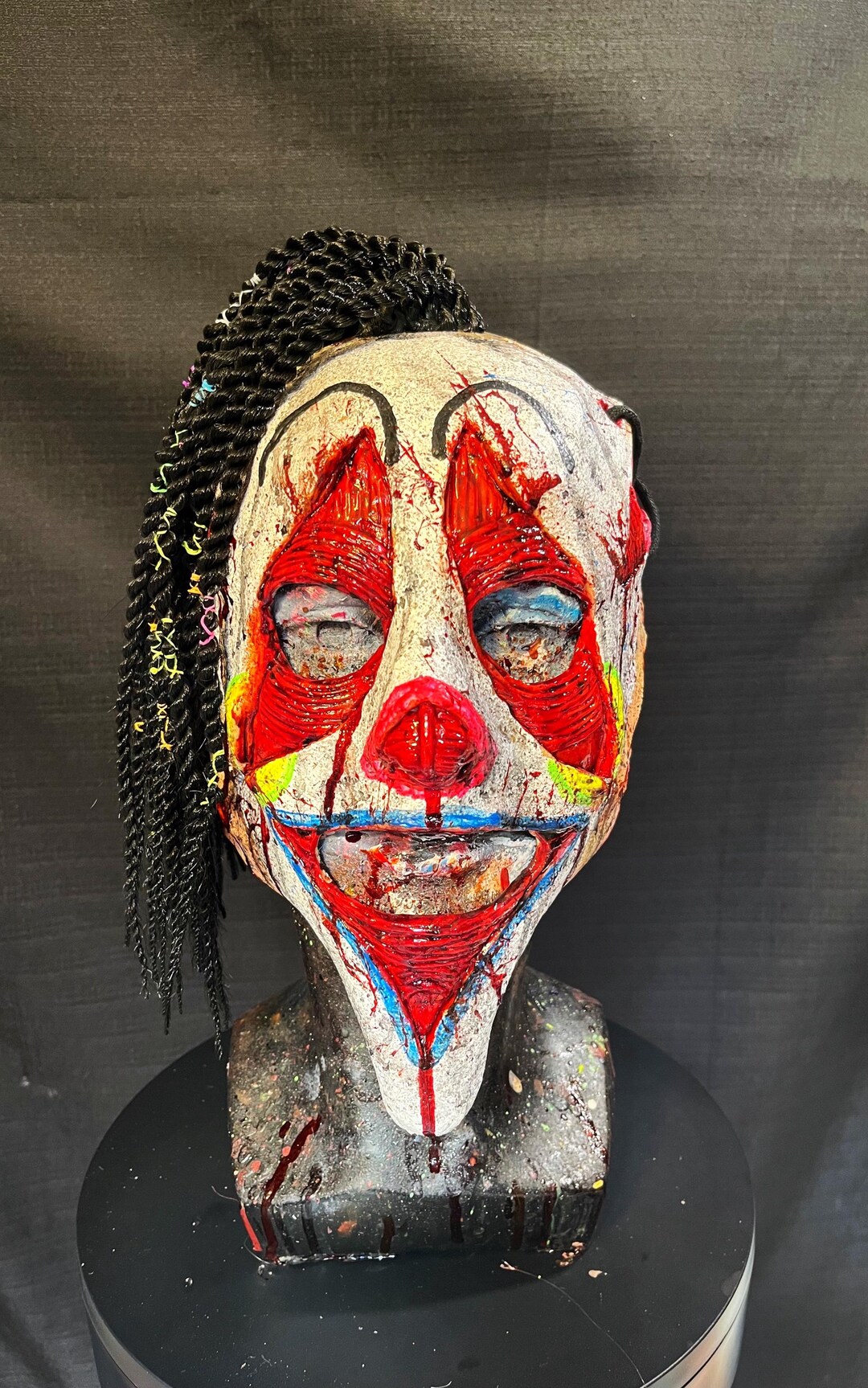 Clown Black Light Mask - Etsy