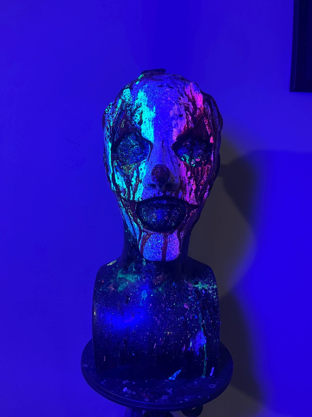 Clown Mask UV Reactive - Etsy