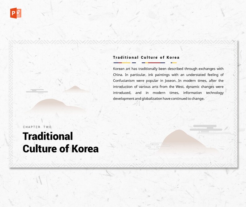 Powerpoint Templates_traditional Culture of Korea - Etsy