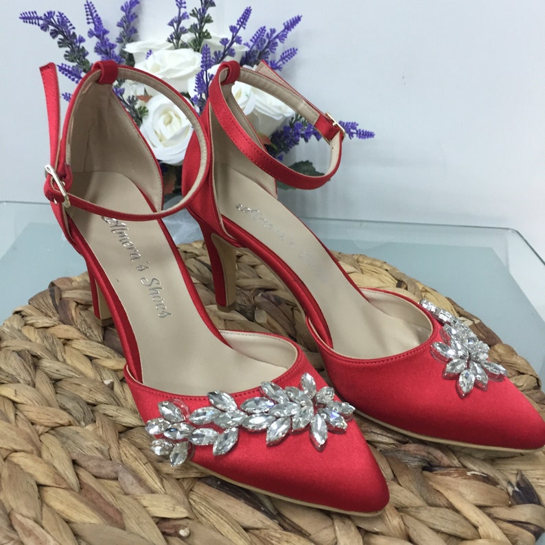 Stone Embellished Shoes for Woman Wedding Shoe for Bride - Etsy