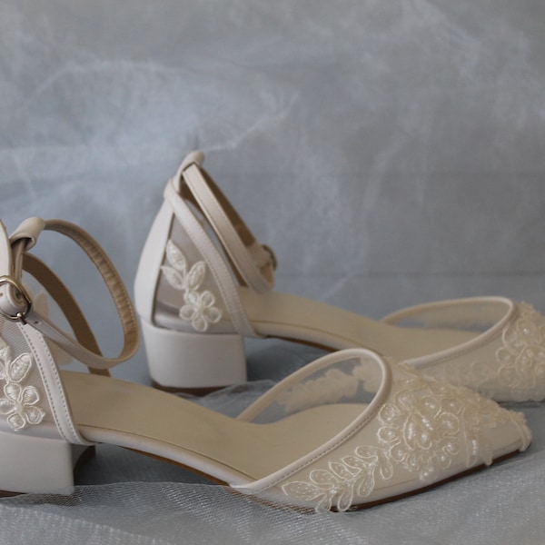 Bridal Shoes Low Heel - Etsy