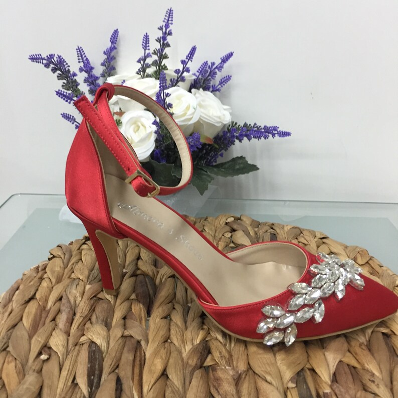 Stone Embellished Shoes for Woman Wedding Shoe for Bride | Etsy