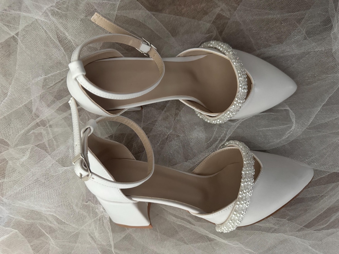 Pearl Embellished , Heels , Embellished Wedding Shoes , Bridal Shoes ...
