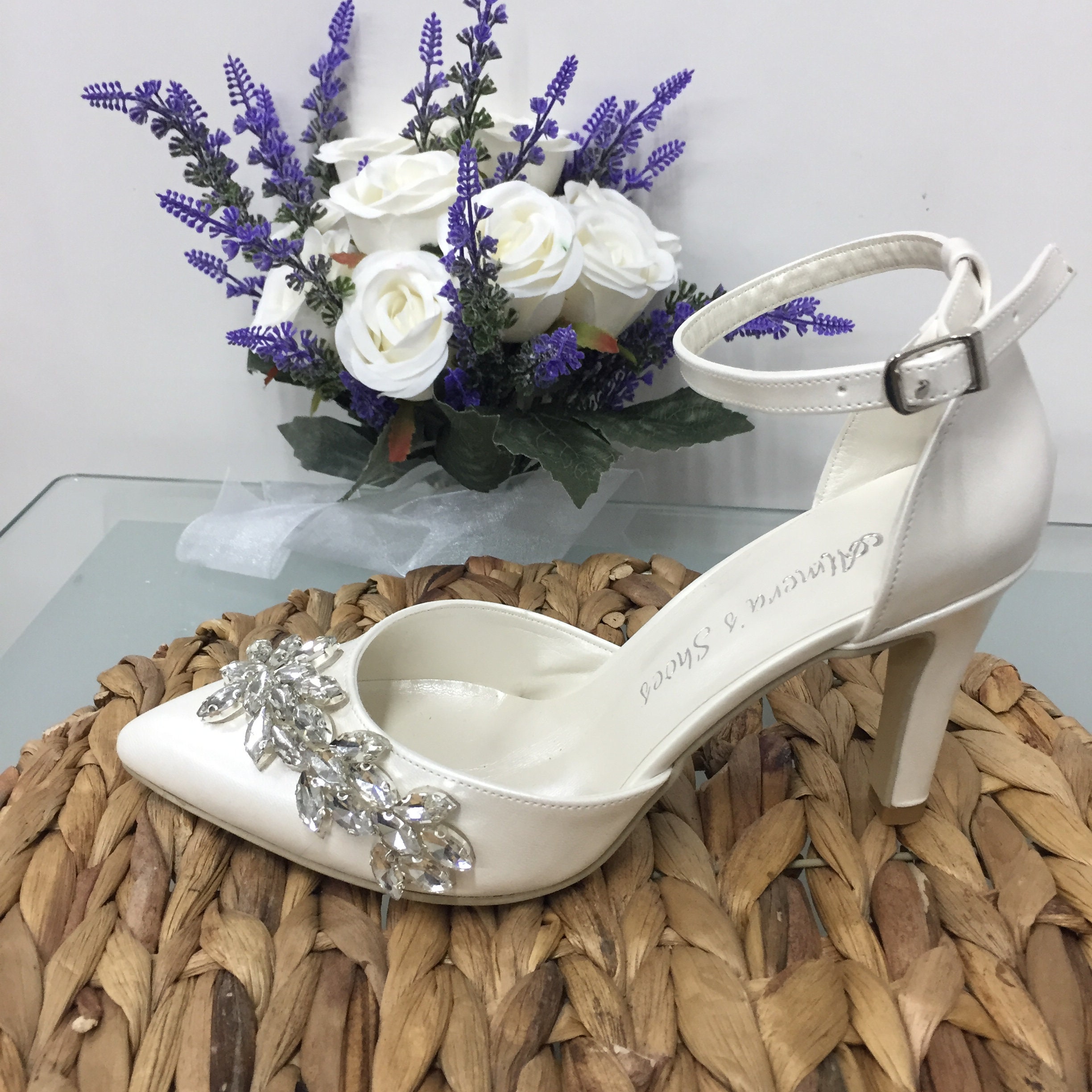 Stone Embellished Shoes for Woman Wedding Shoe for bride | Etsy