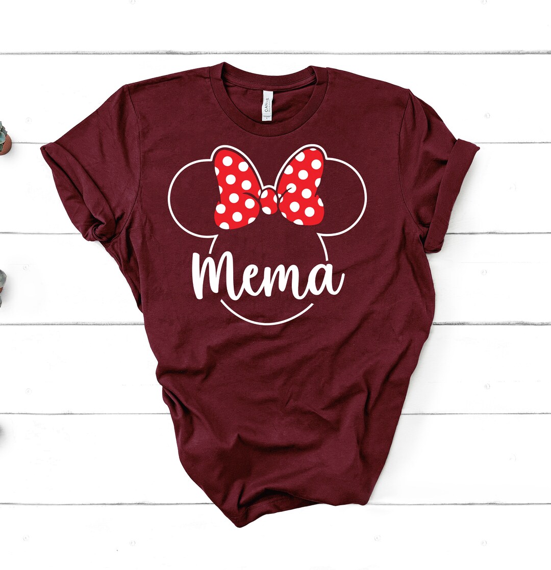 Mema Shirt, Mema Disney Shirt, Disney Trip, Disney Vacation - Etsy