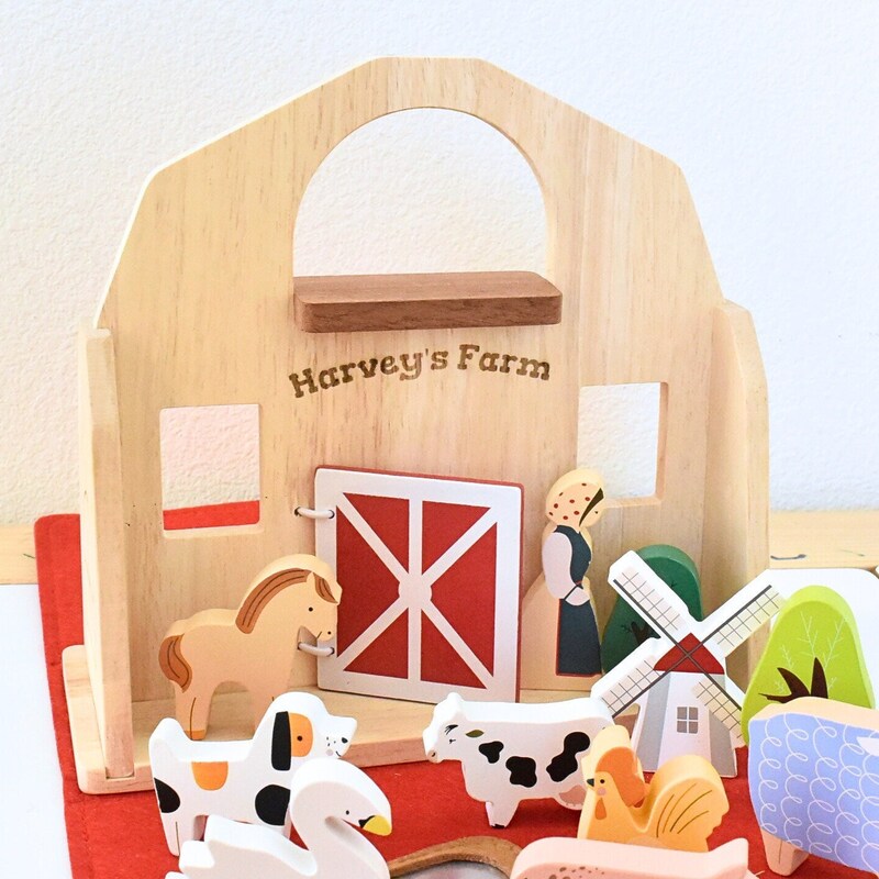 Wooden Farm Toys - Etsy