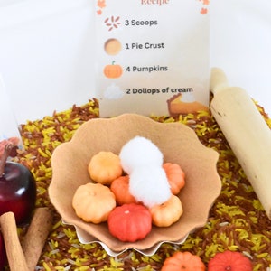 Apple Pie Sensory Bin Pumpkin Pie Sensory Play Fall Kit Toddler ...
