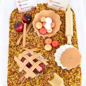 Apple Pie Sensory Bin Pumpkin Pie Sensory Play Fall Kit Toddler ...