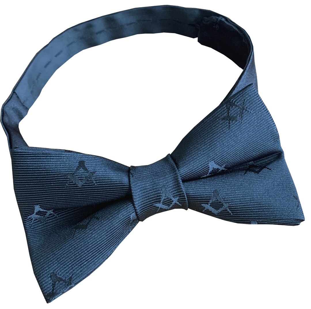 Men's Freemasons Masonic Black Ready-tied Bow Tie - Etsy