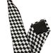 Black & White Check Checkerboard Clip on Tie - Etsy